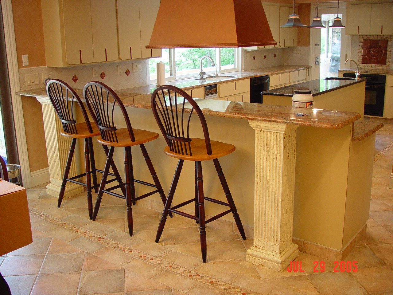 Consider a Decorative Counter Post to Enhance Your Kitchen Theme