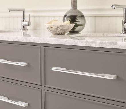 Kitchen Cabinet Hardware: Chrome, Nickel and Stainless Steel