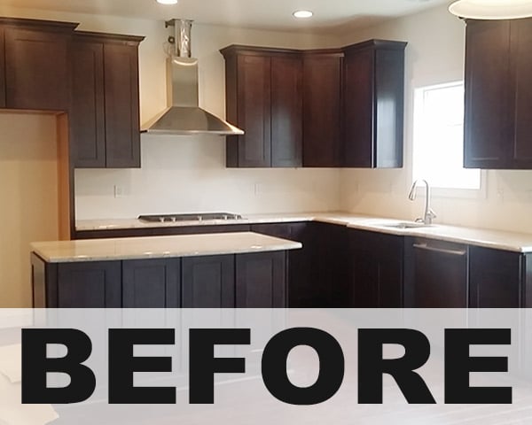 10 Kitchen Transformations that We Only Changed the Cabinets! [updated]